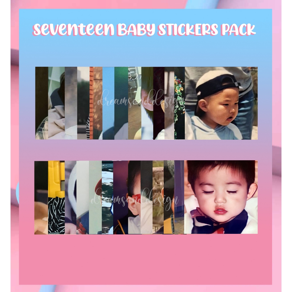 SEVENTEEN Baby Sticker Pack | Shopee Philippines