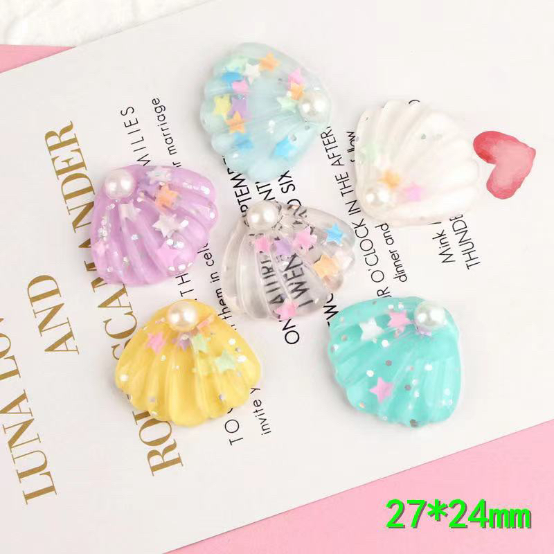 Sea shell resin jibbitz for crocs | Shopee Philippines