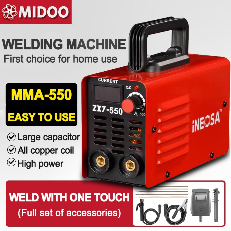 MIDOO Original Welding Machine Mini MMA-550 Portable IGBT Inverter ...