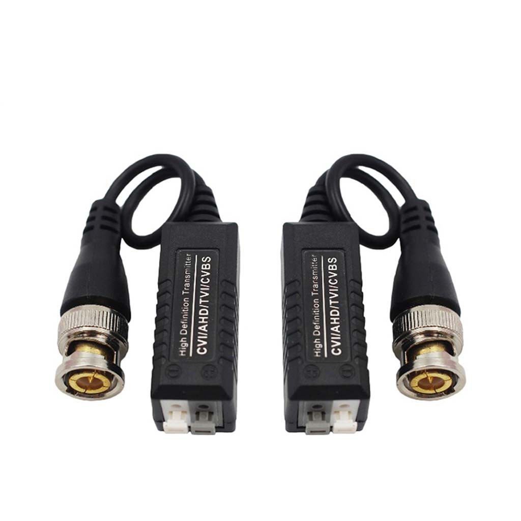 LPJ 1 Pair Passive Video Balun CCTV UTP Cat5 BNC Connector 102E | Shopee Philippines