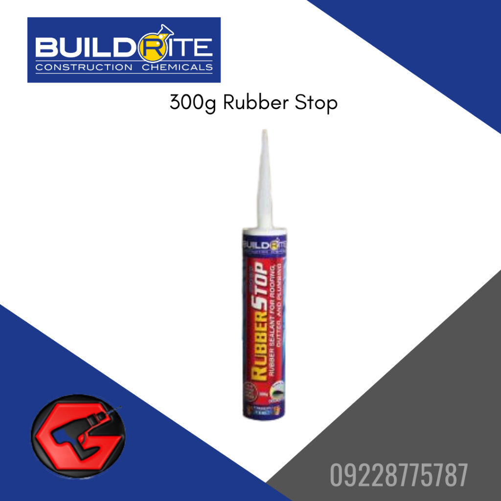BUILDRITE RUBBER STOP/SEALANT 300g | Shopee Philippines