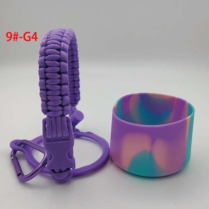 New Colorful Paracord Cup Rope+Gradient Silicone Boot Set For Wide ...