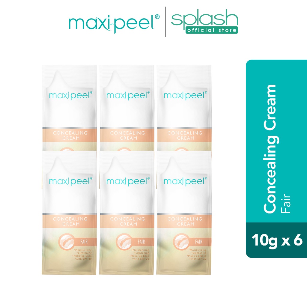 Maxi-Peel Concealing Face Cream - Concealer SPF20 Fair 10g set of 6 ...
