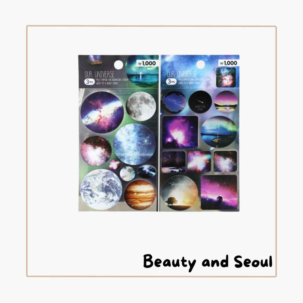 DAISO KOREA - Solar System Planet Stickers | Shopee Philippines