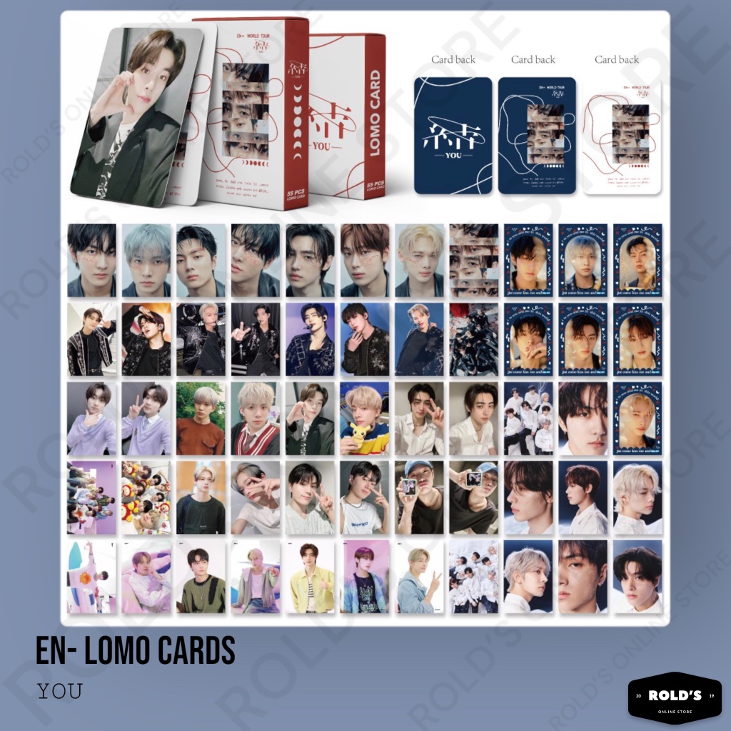 [55pcs/box] EN- Lomo Cards / Photo Cards KPOP | Shopee Philippines