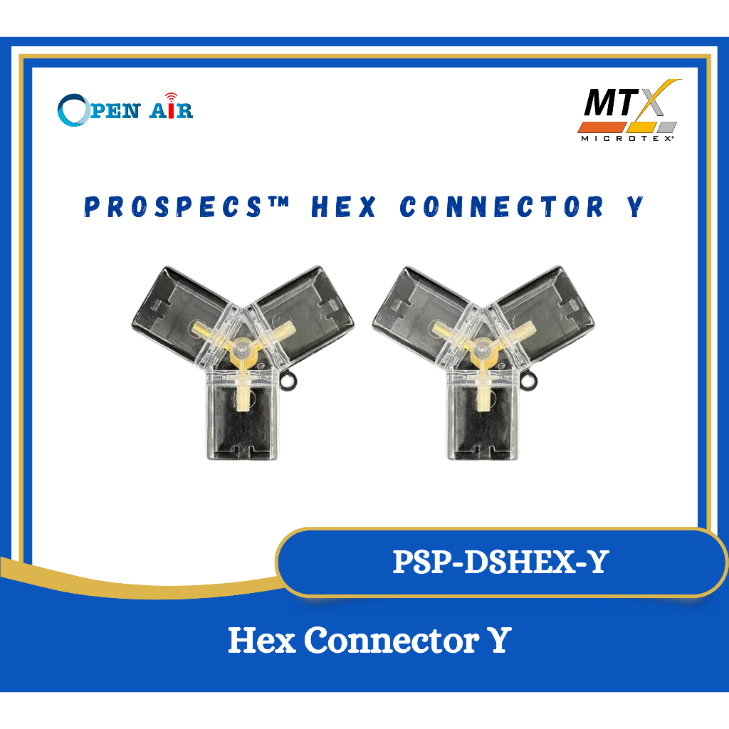Prospec Hex Connector Y -Connector for Hexagon Lighting / T10 Tube ...