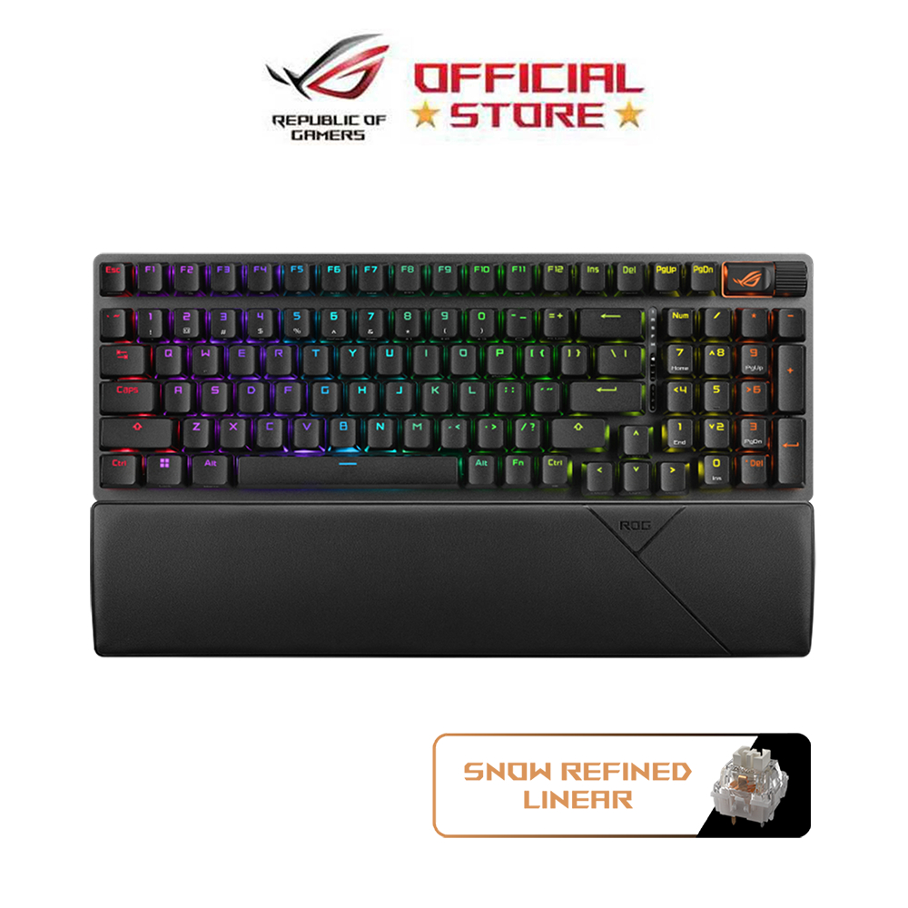 Asus ROG Strix Scope II 96 NX Snow / Storm Switch Tri-mode Connection ...