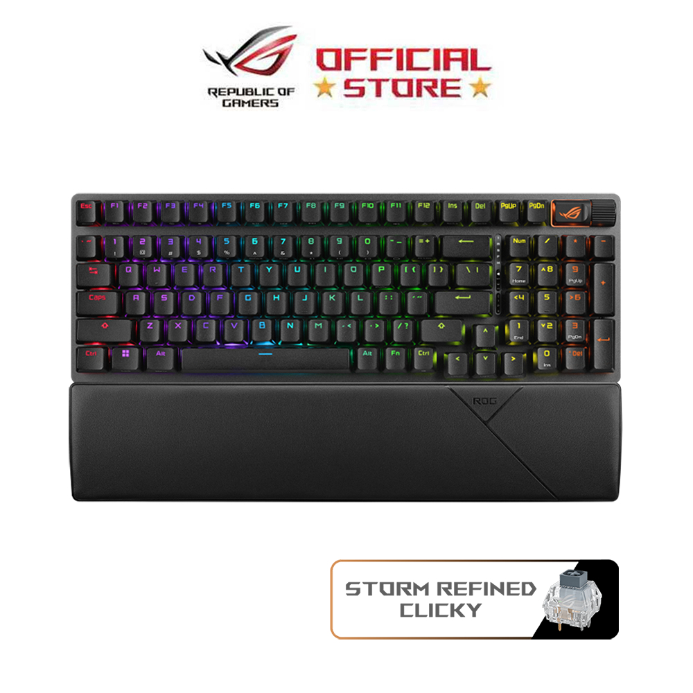 Asus ROG Strix Scope II 96 NX Snow / Storm Switch Tri-mode Connection ...