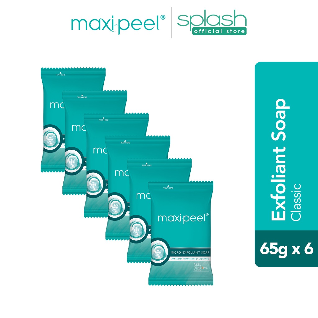 Maxi-Peel Micro Exfoliant Bar Soap Classic Anti-Acne Whitening 65g Set ...