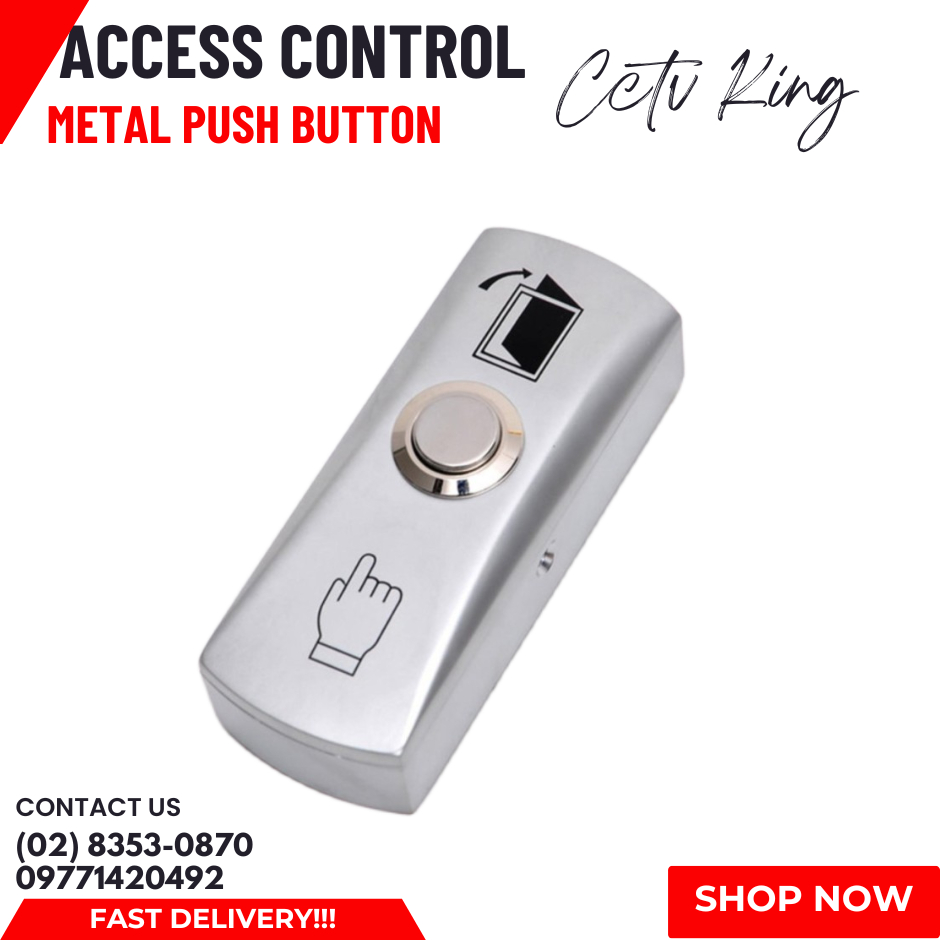 Exit Button for Door Access Control, Metal Push Button | Shopee Philippines