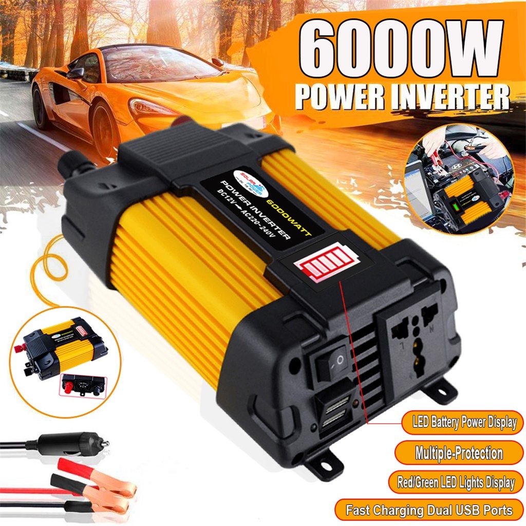 10000w Pure sine wave inverter powerful inverter Supply Inverter 12V DC/220V AC Output Max ...