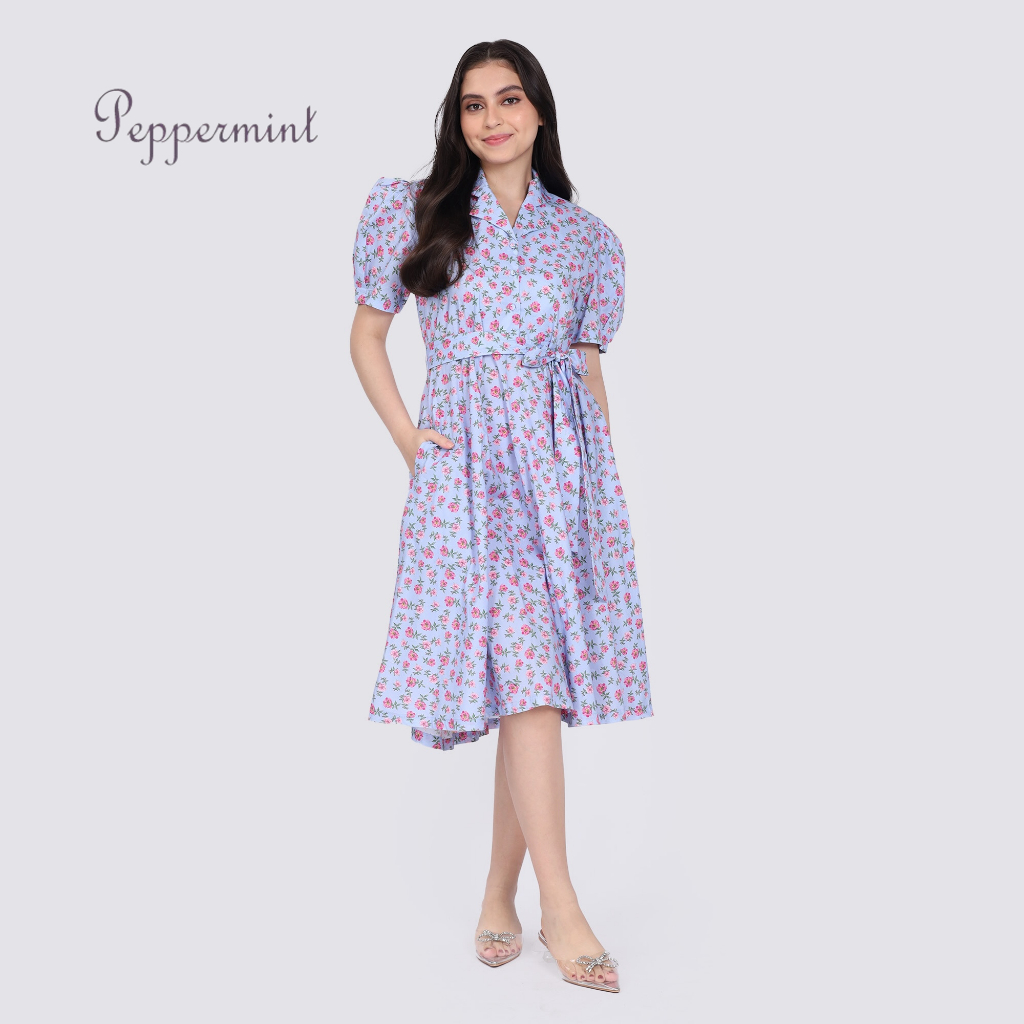 Peppermint Woman Flicker Dress (Light Blue) | Shopee Philippines