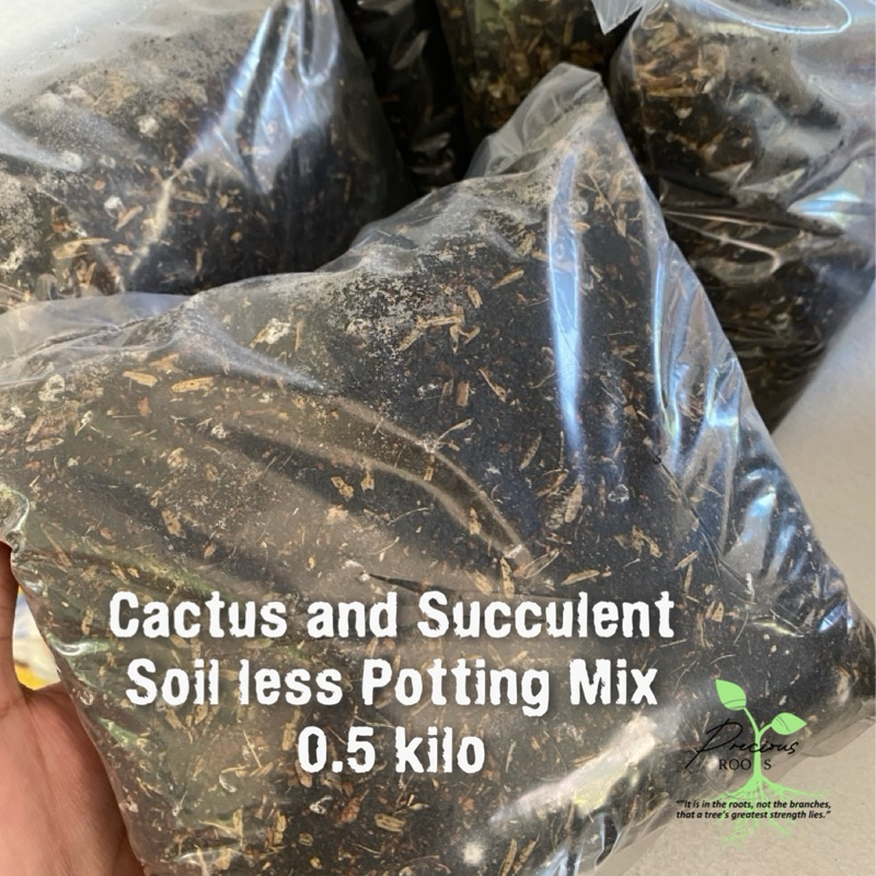 SOIL LESS POTTING MIX FOR CACTUS AND SUCCULENTS 0.5 kilo | Shopee ...
