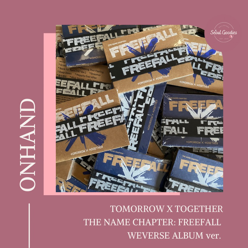 [ONHAND] TXT TOMORROW X TOGETHER THE NAME CHAPTER: FREEFALL WEVERSE ...