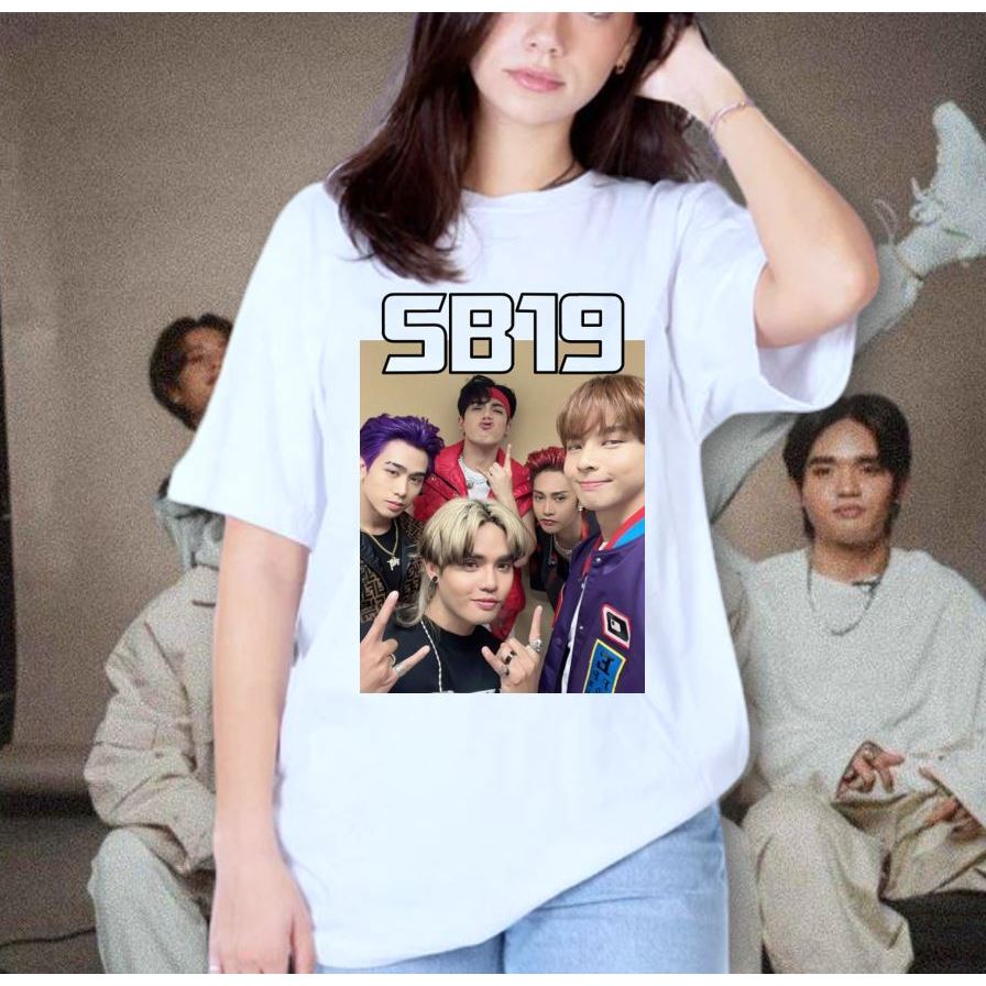 SB19 TEENS AND ADULTS PRINTED SHIRT / UNISEX MM | Shopee Philippines