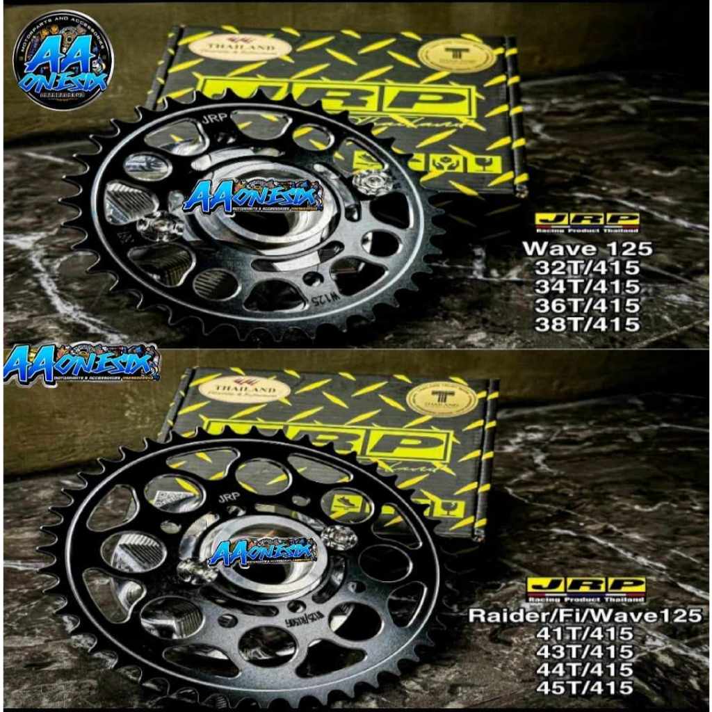 JRP ALLOY SPROCKET CNC LIGHTEN FOR WAVE / XRM / RAIDER FI MADE IN ...