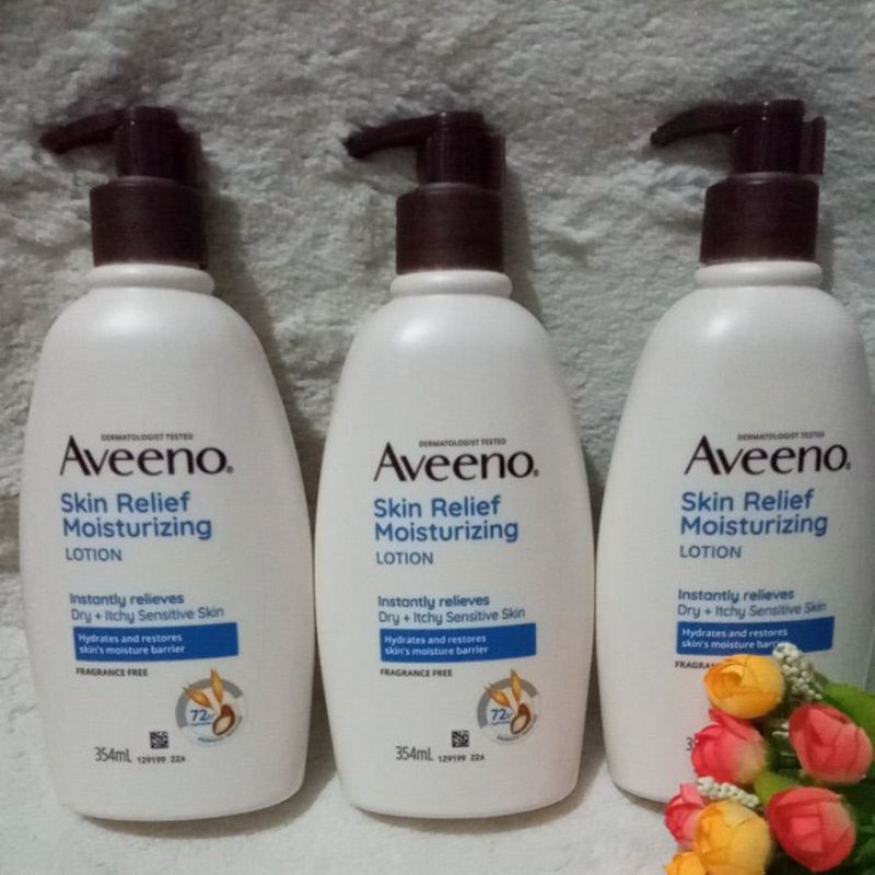 AVEENO SKIN RELIEF MOISTURIZING LOTION 354ML | Shopee Philippines