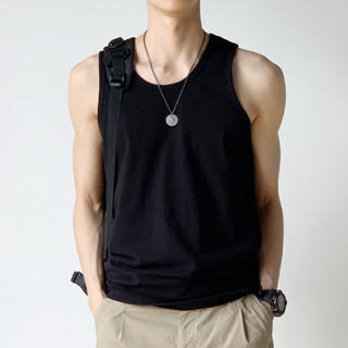 Men'S Cotton Plain Sando Body Fit Vest Tanks Top Plain Muscle Basic ...