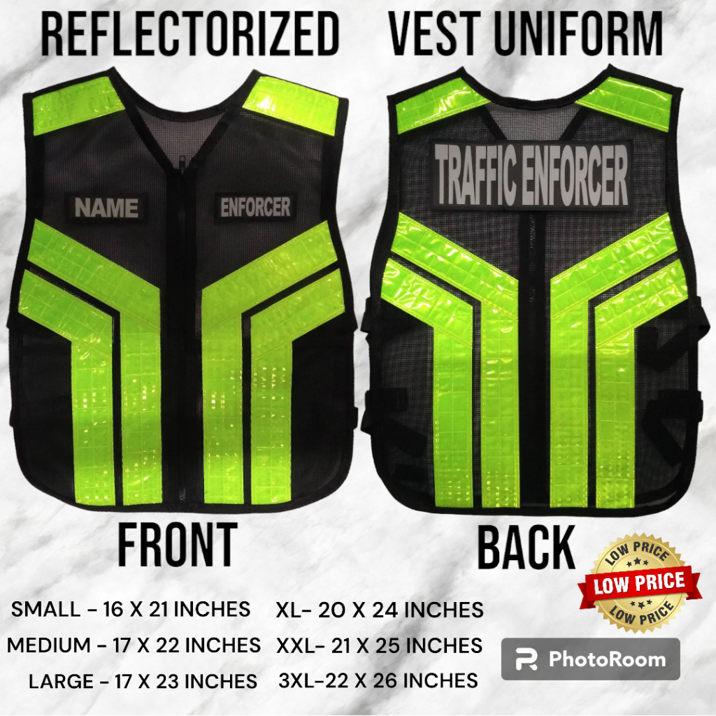 Assorted vest uniform reflectorized | Shopee Philippines