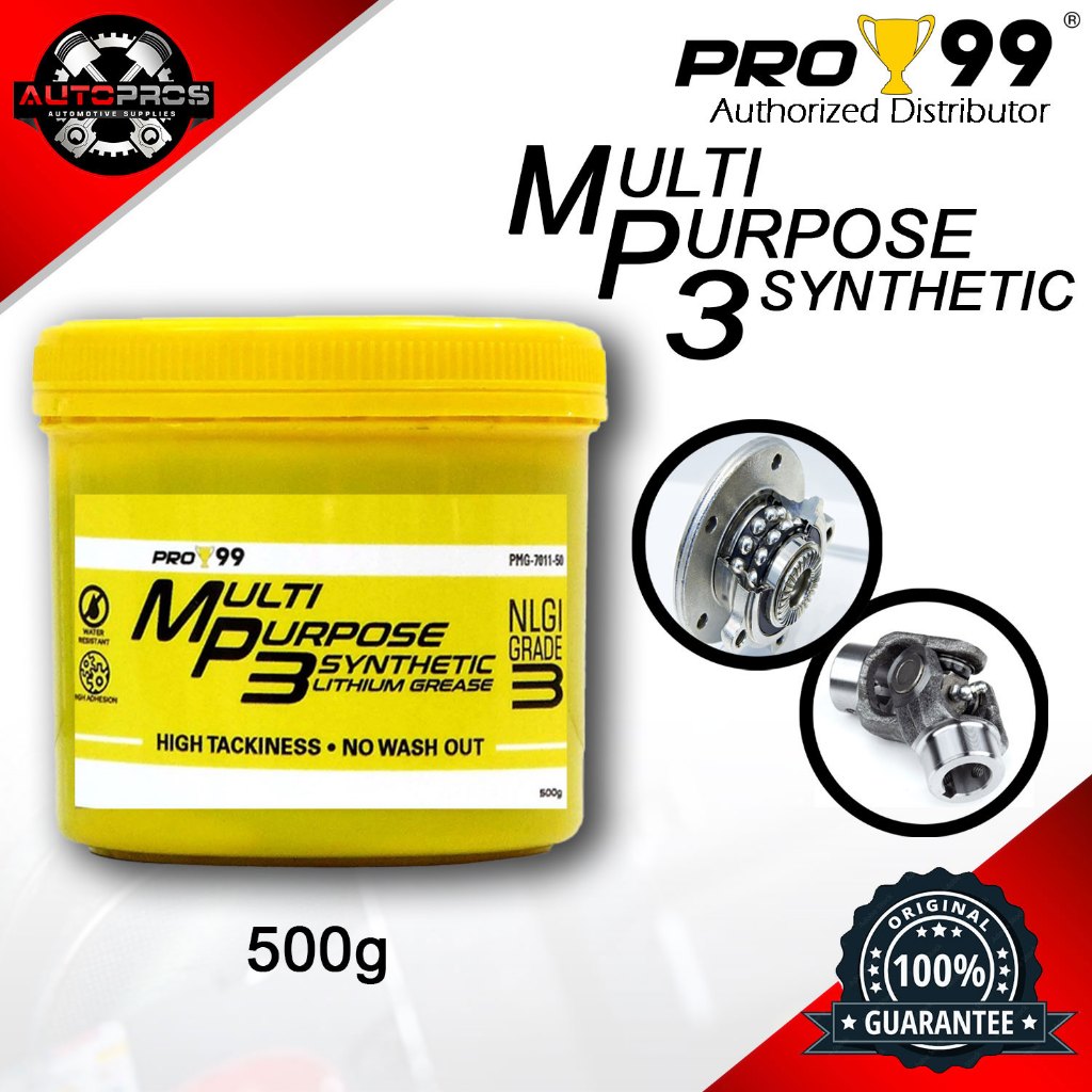 PRO 99 Multi Purpose Grease MP3 - Yellow Grease Multi-Purpose 500g ...