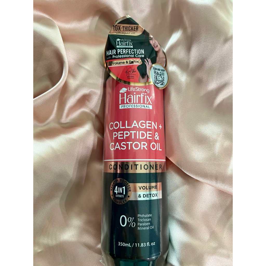 Hairfix Professional Collagen + Peptide & Castor Oil Conditioner 350ml ...
