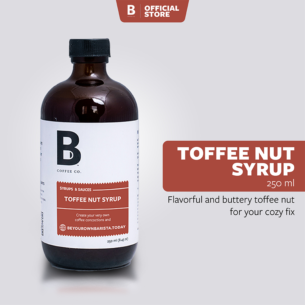 B Coffee Co. Toffee Nut Syrup 250ml | Shopee Philippines