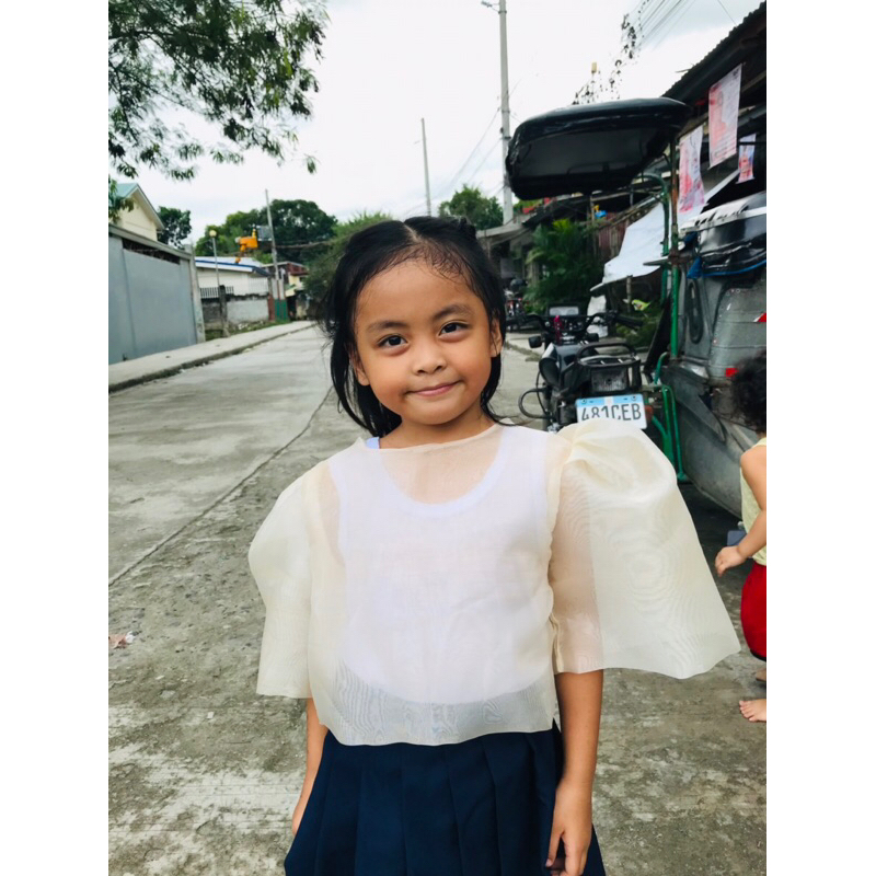 modern kimona croptop for kids (actual picture) | Shopee Philippines