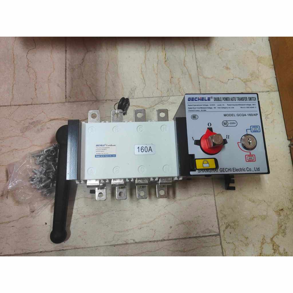 4P ATS 100A/160A/200A/250A Smart dual power source automatic switch ...