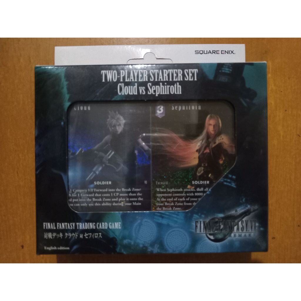 FF Cloud vs Sephiroth Two-Player Starter Set Trading Card Game TCG English | Shopee Philippines