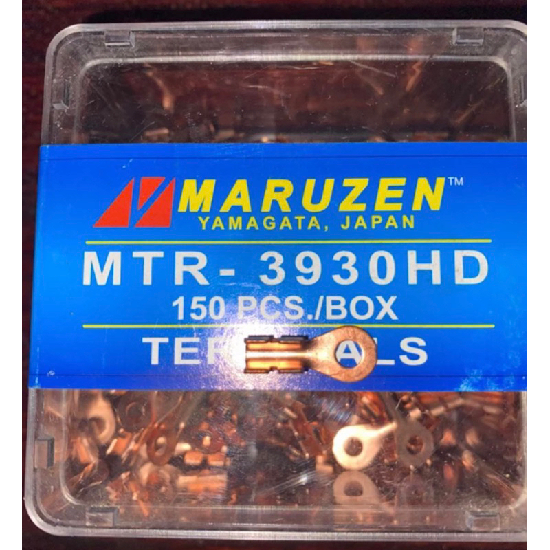 MARUZEN MTR-3930HD 1/8 HEAVY DUTY TERMINALS - COPPER RED EYE TERMINALS ...