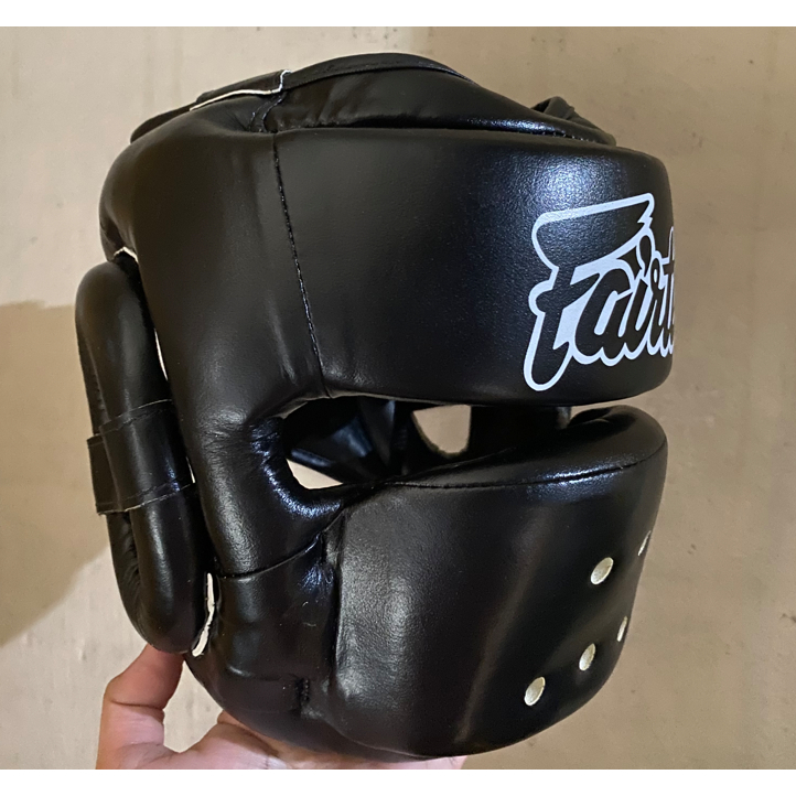 Fairtex HG14 Full Face Head Gear Muay Thai Head Guard | Shopee Philippines
