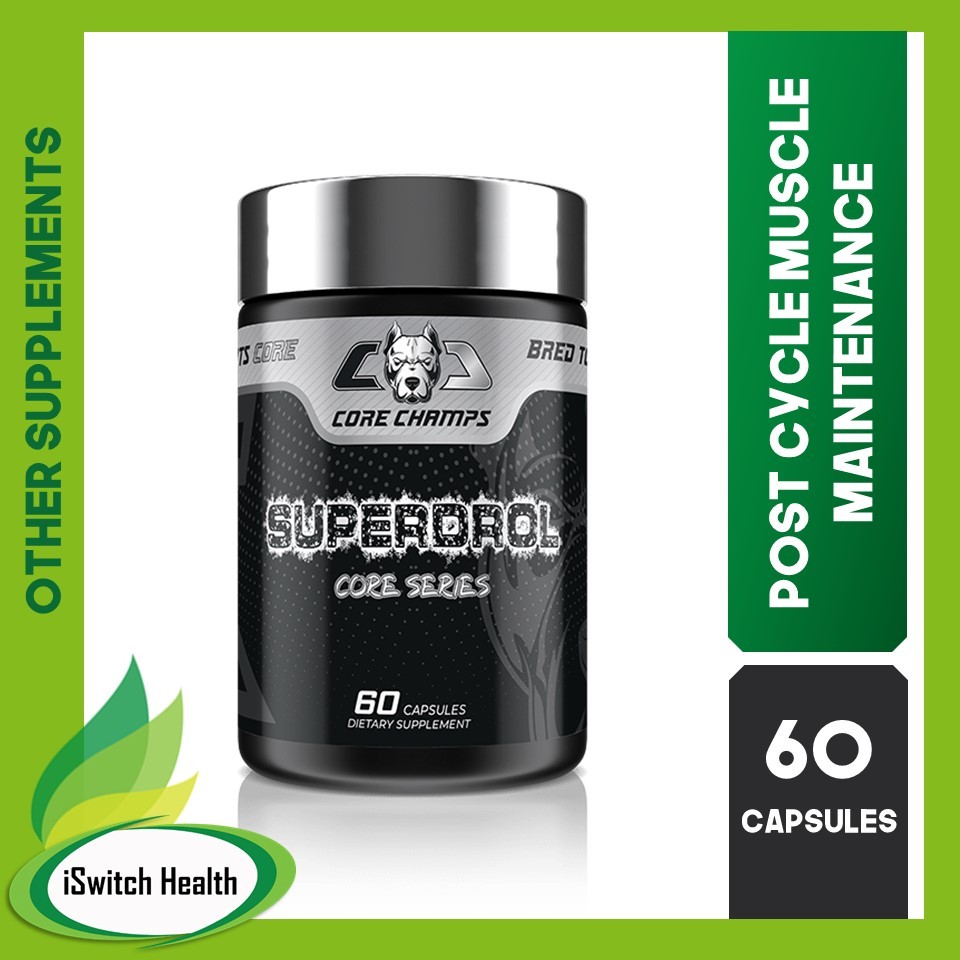 Core Champs Superdrol Core Series - 60 capsules | Lean Muscle Growth ...