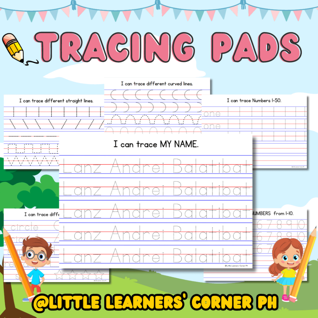 Tracing Pads (Name, Shapes, Numbers, Lines & MORE!) | Shopee Philippines