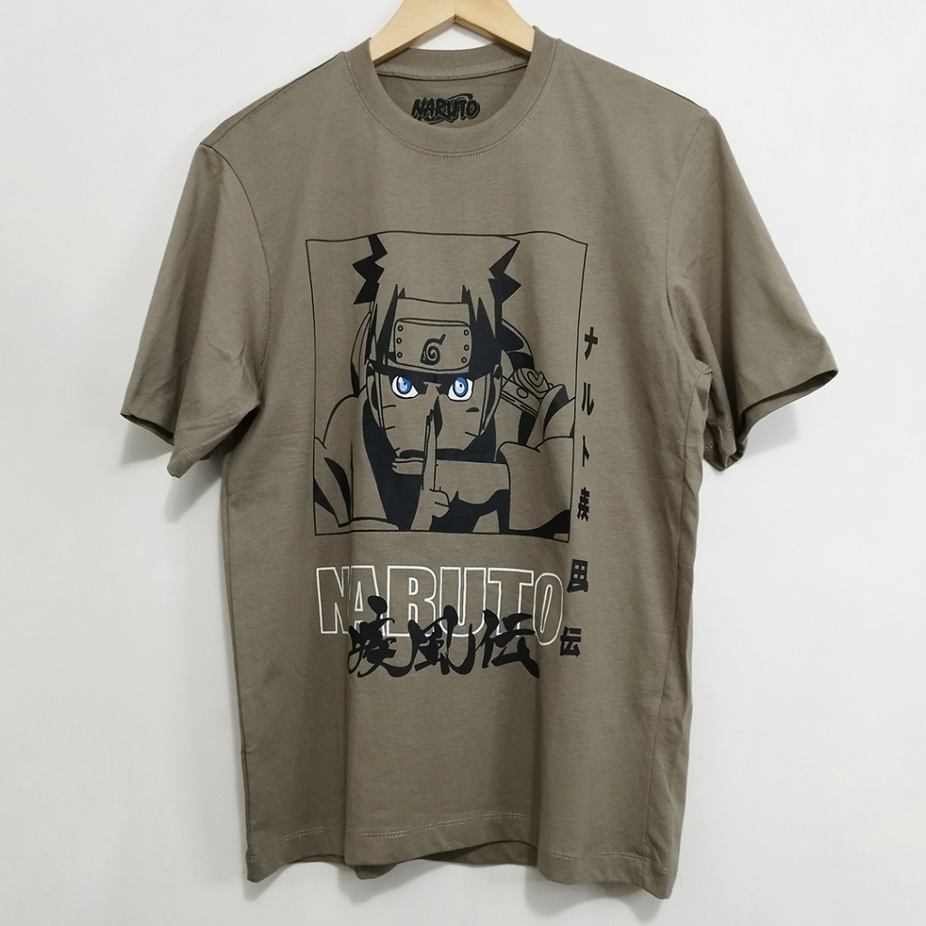 Pull&Bear x Uzumaki Naruto - Anime T-shirt | Shopee Philippines