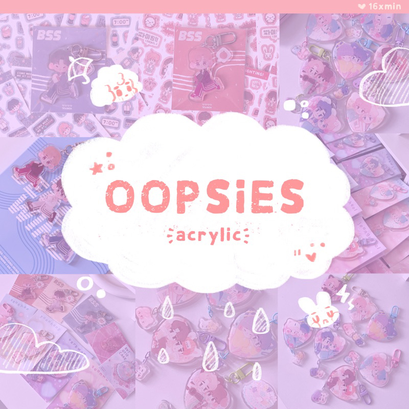 [16xmin] Oopsies Pack - Acrylic | Shopee Philippines
