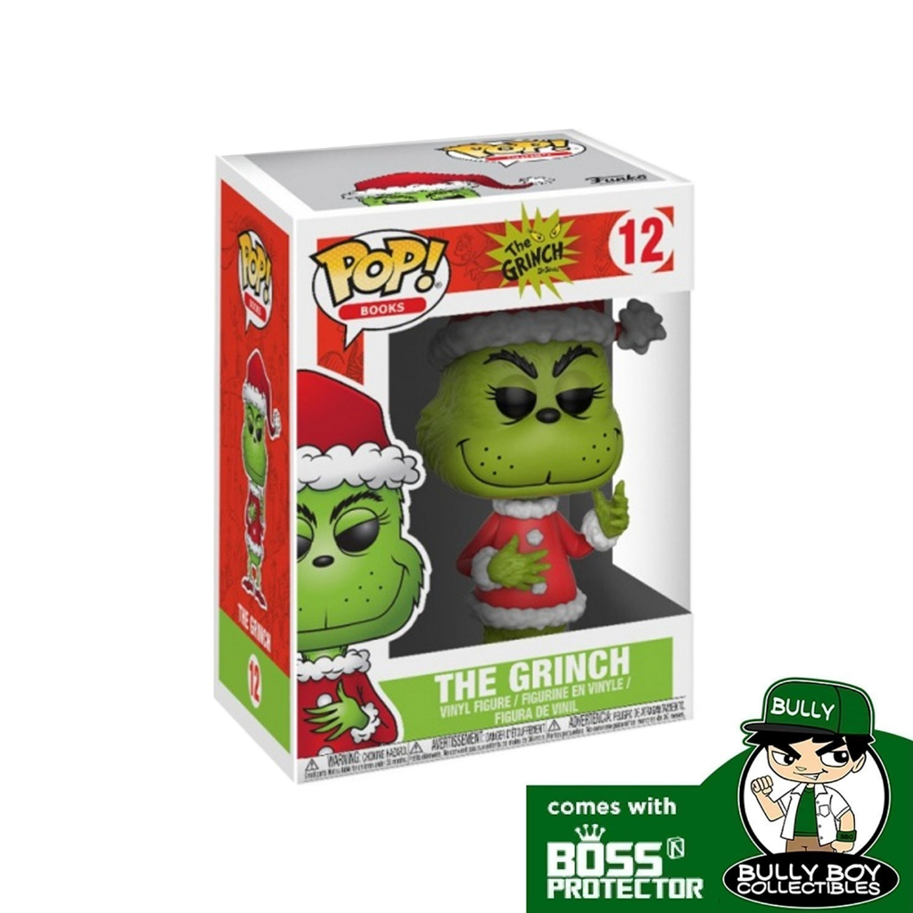 Funko Pop Books - The Grinch - The Grinch as Santa 12 With Boss ...