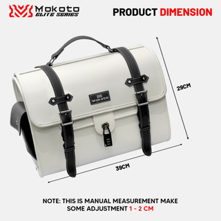 MOKOTO ELITE REAR SIDE BAG TAIL BAG FOR VESPA FAZZIO BENE LUGGAGE ...