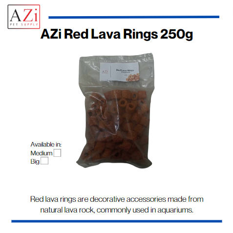 AZi Red Lava Rings 250g | Shopee Philippines