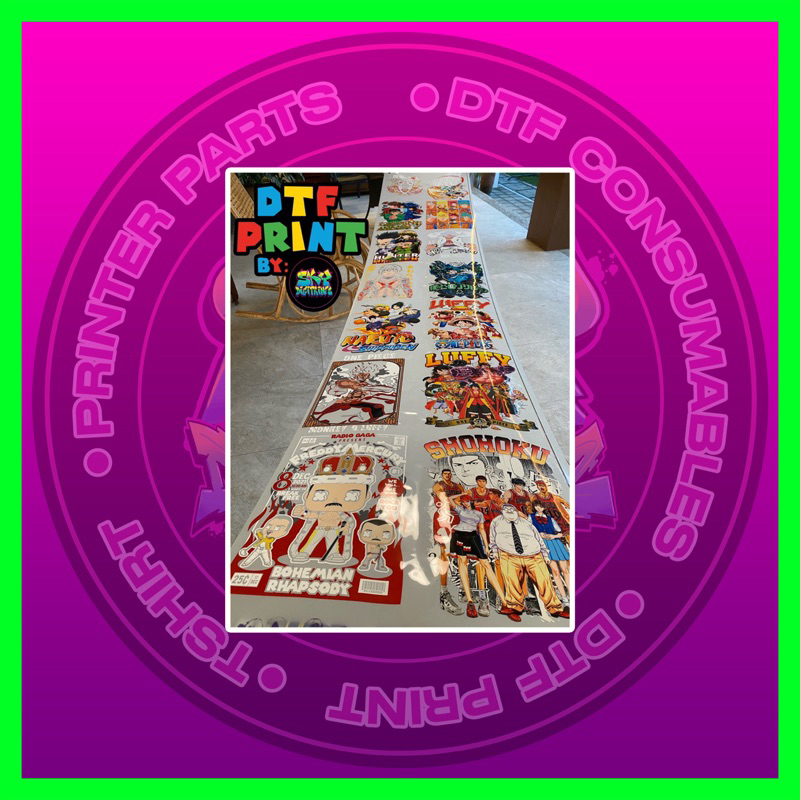 DTF Print 1 Meter (Message us first before Checkout) | Shopee Philippines