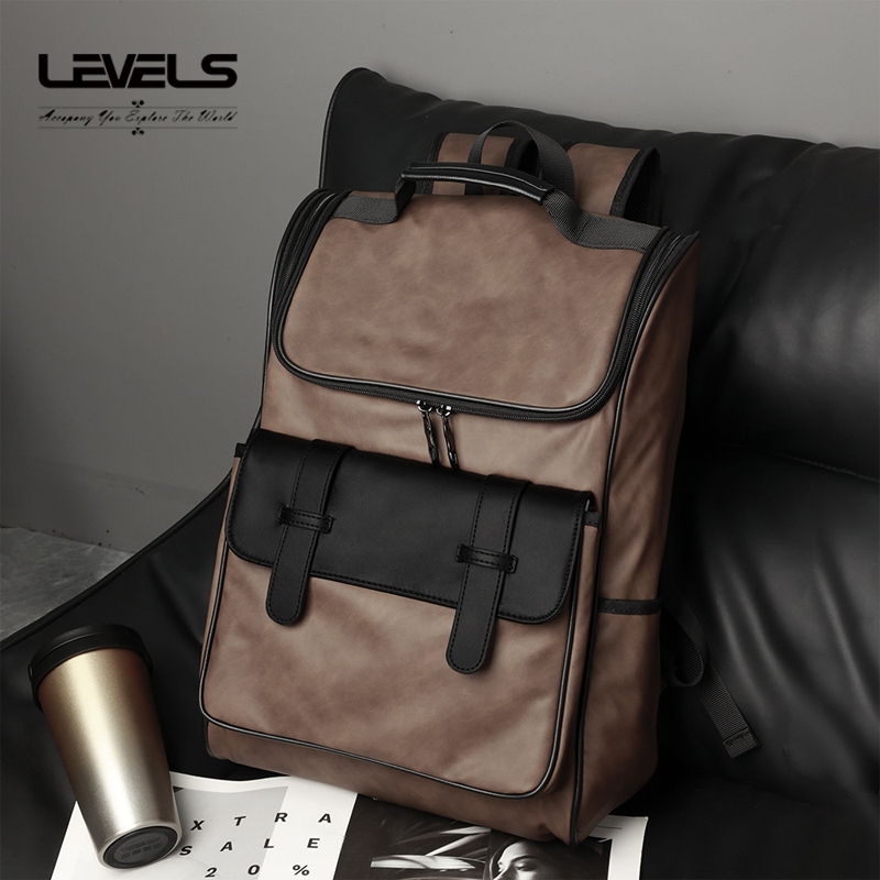 LEVELS B1007 Korean Style Casual School Bag Fashion Waterproof Laptop ...