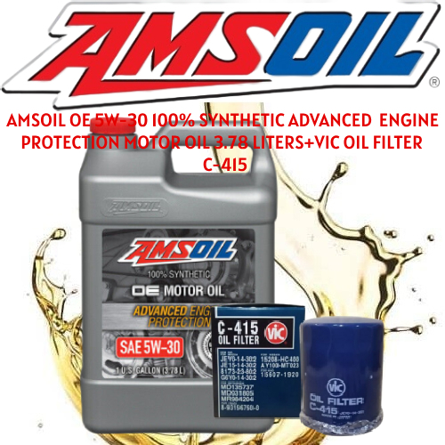 AMSOIL OE 5W-30 100% SYNTHETIC ADVANCED ENGINE PROTECTION MOTOR OIL 3. ...