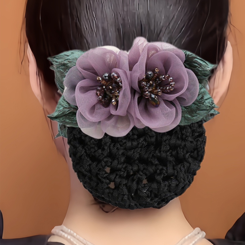 hairnet ribbon wtihnet office work restaurant clip with net ribbon ...