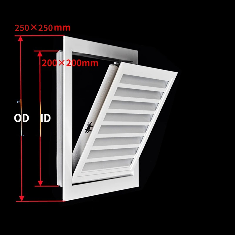aluminum alloy exhaust shutter vent for Central air grille ventilation ...