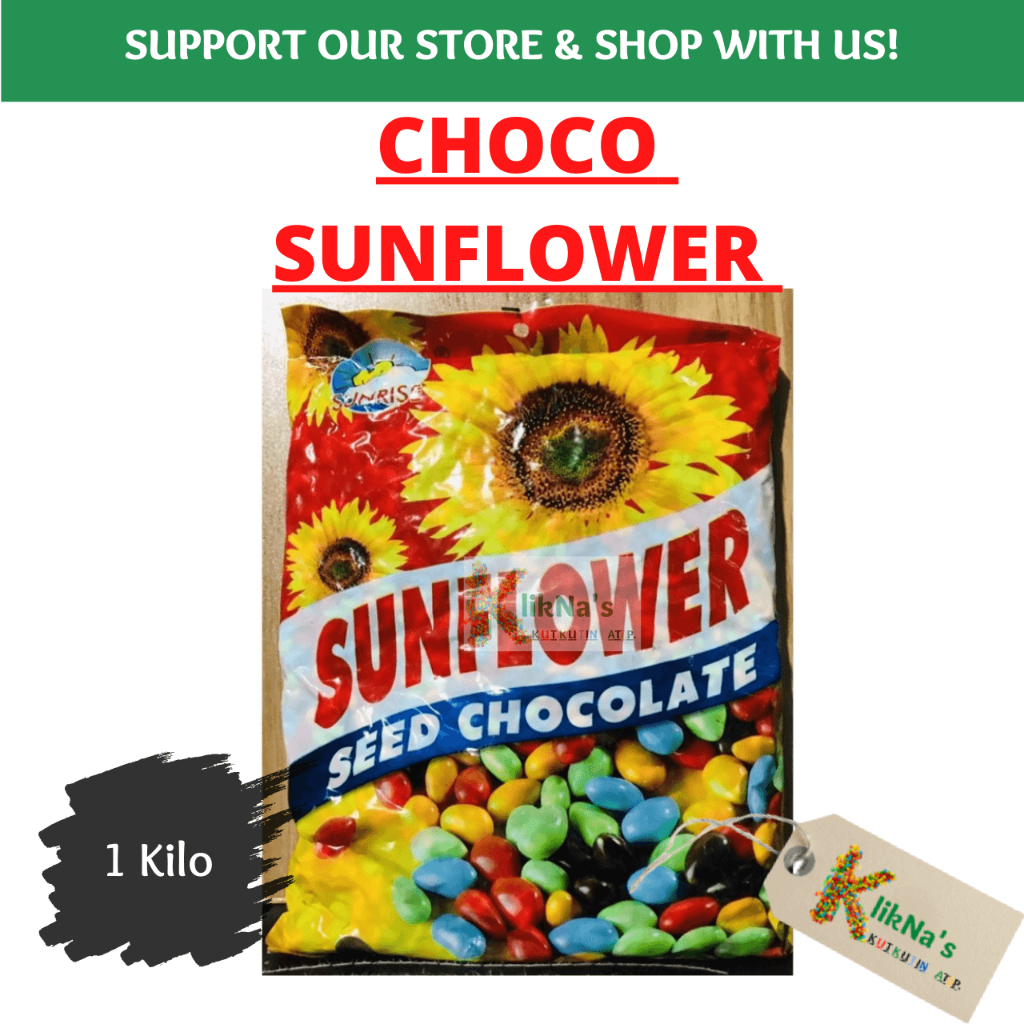 KlikNa's Choco Sunflower 1kilogram Candy for Decorations and Toppings ...