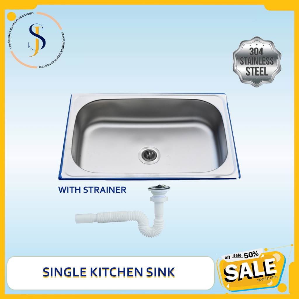 304 STAINLESS KITCHEN SINK 14X20 / 16X24 LABABO | Shopee Philippines