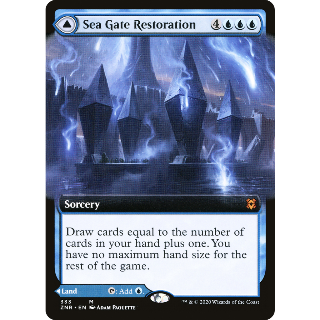 Sea Gate Restoration with Back znr-333 MTG Highly Rated Proxy Card MTG ...