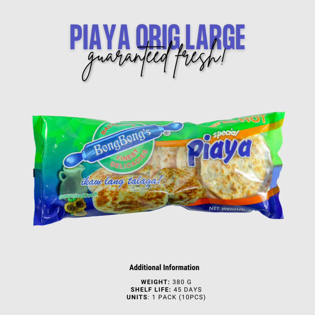BongBong's Piaya Original Large | Shopee Philippines