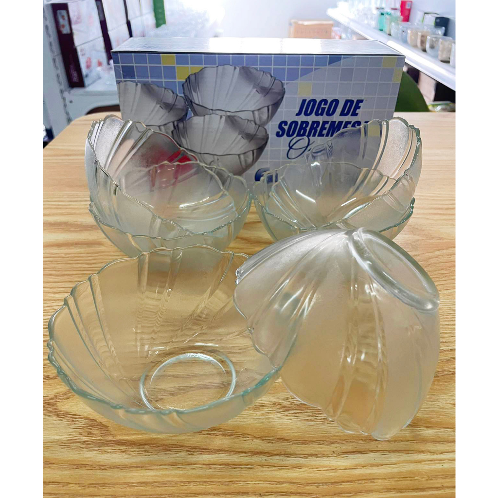 LG BW6-555 MIGI Glass small bowls, rice bowls, dessert salad bowls ...