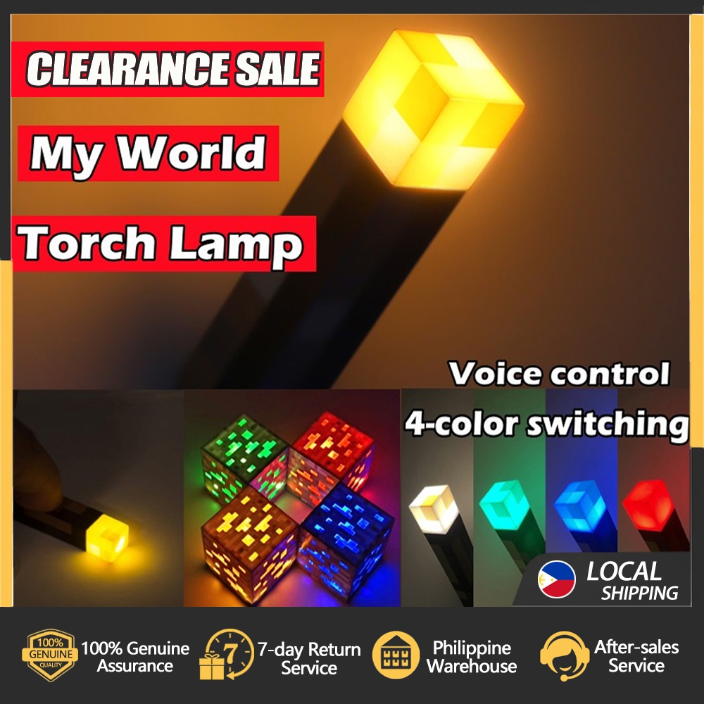 My World Charging Night Light Pixel Torch Night Light Torch LED ...