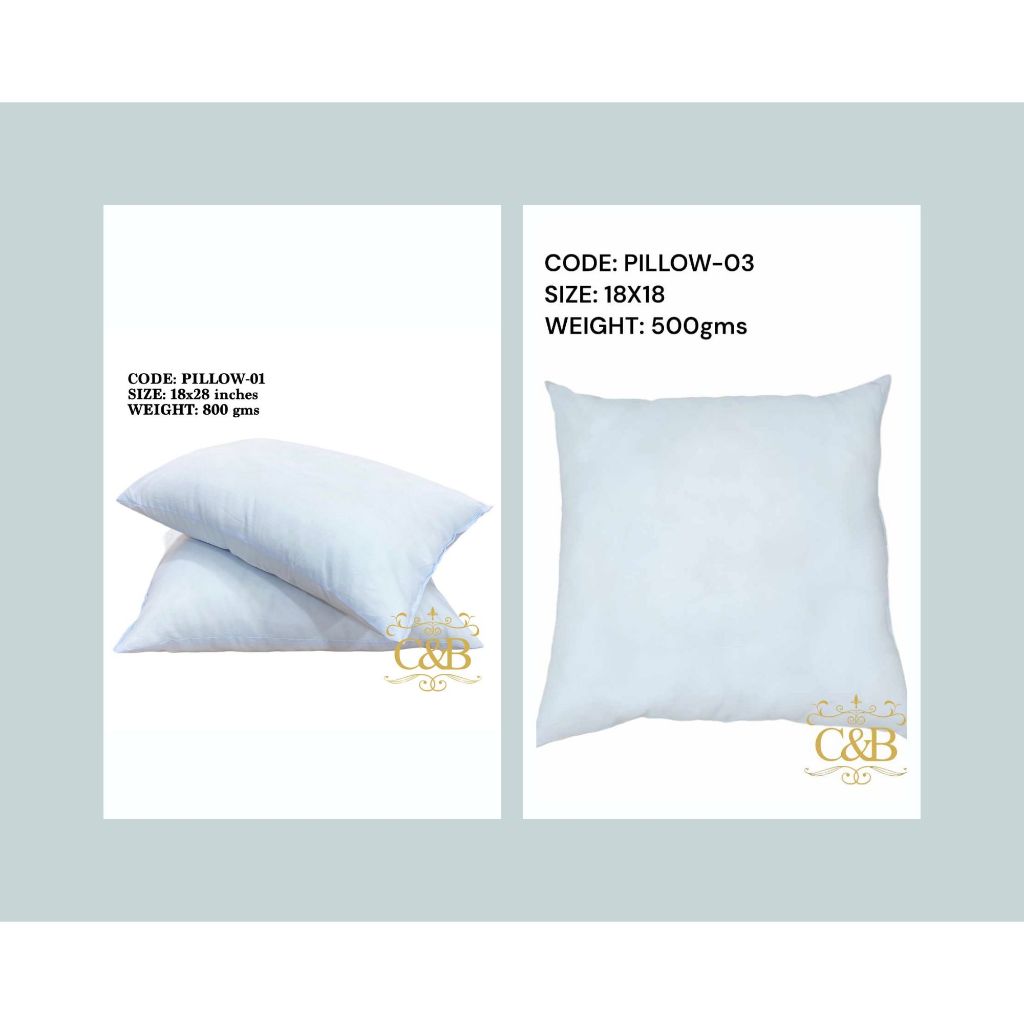 HIGH QUALITY FIBER PILLOW | Shopee Philippines